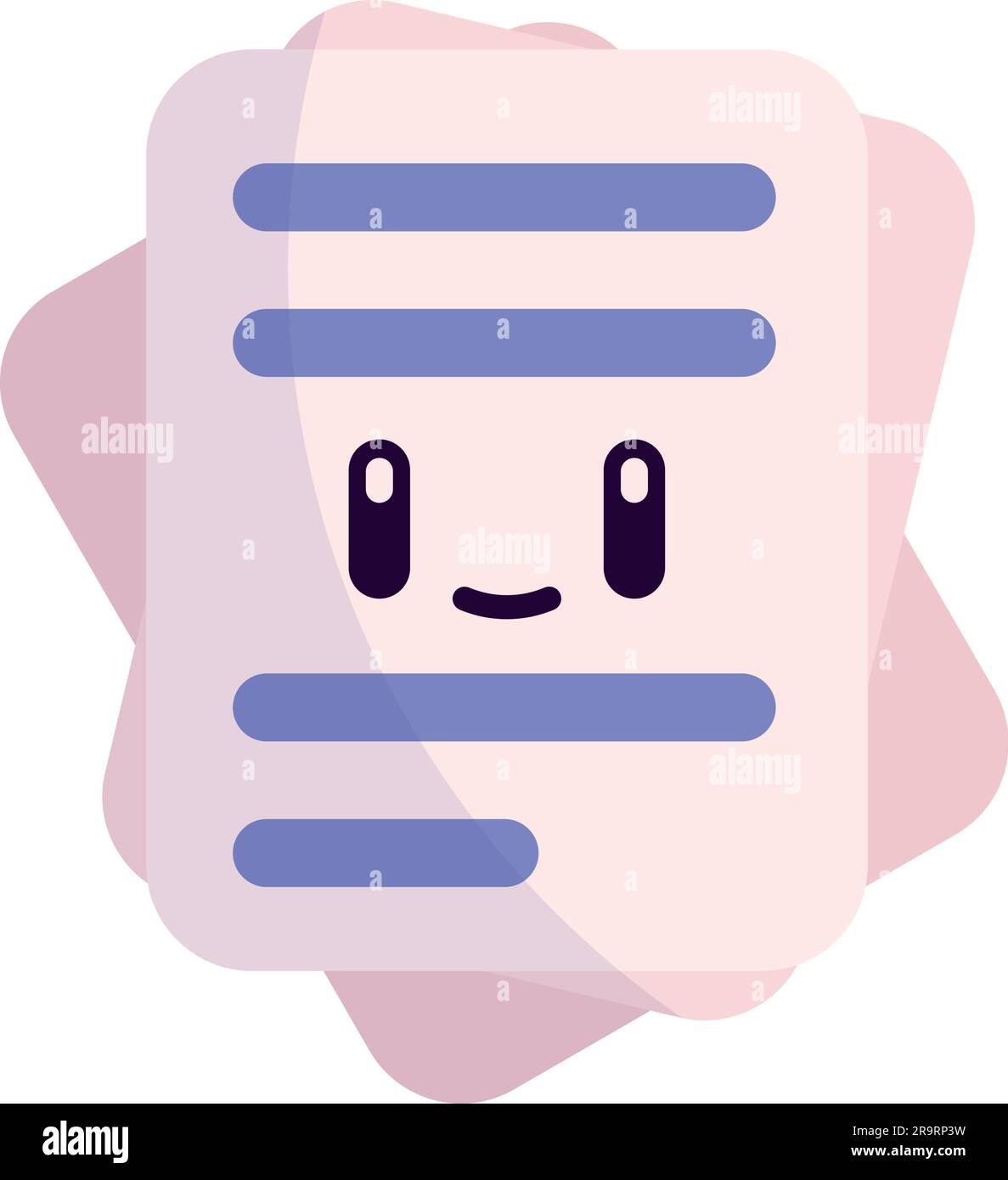 Isolated cute paper office icon Vector Stock Vector Image & Art - Alamy