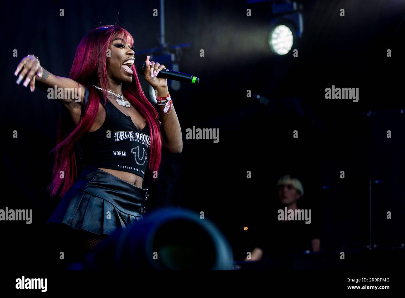 Roskilde, Denmark. 28th June, 2023. The British-German rapper Ivorian ...