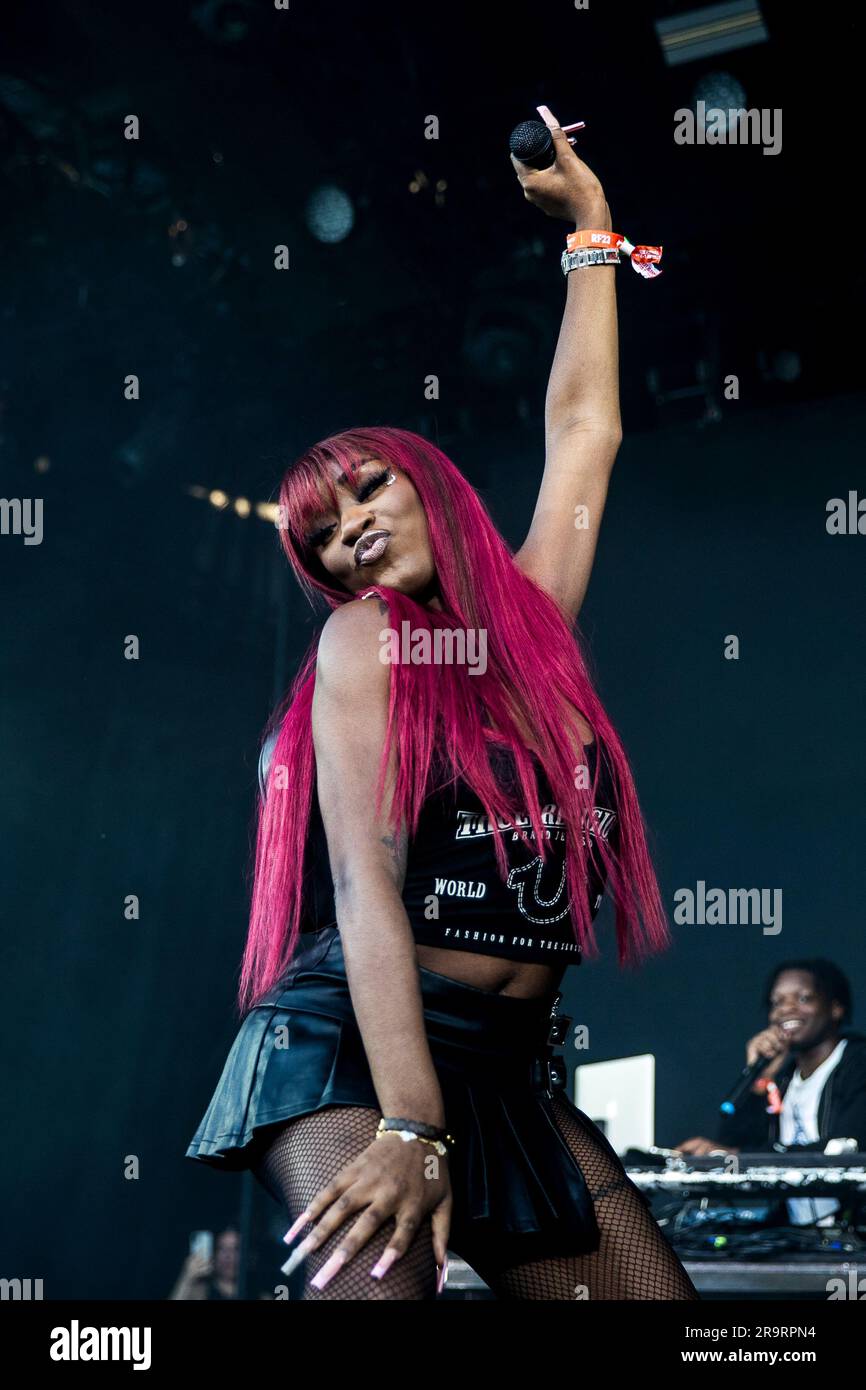 Roskilde, Denmark. 28th June, 2023. The British-German rapper Ivorian ...