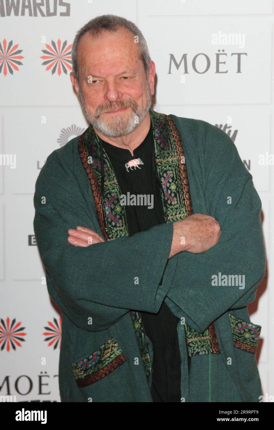 London, UK. Terry Gilliam at the Moet British Independent Film Awards ...