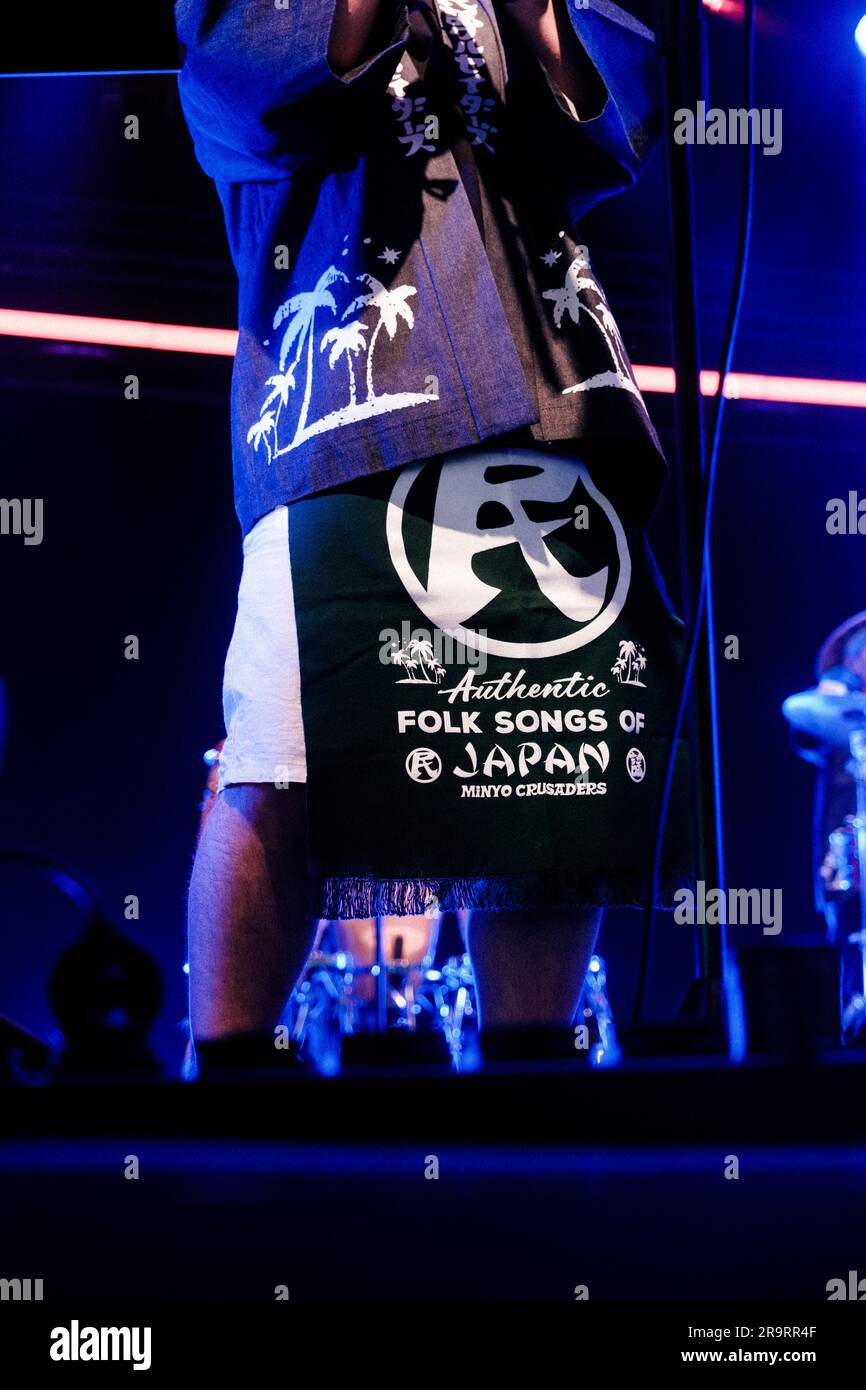 Roskilde, Denmark. 28th June, 2023. The Japanese band Minyo Crusaders ...