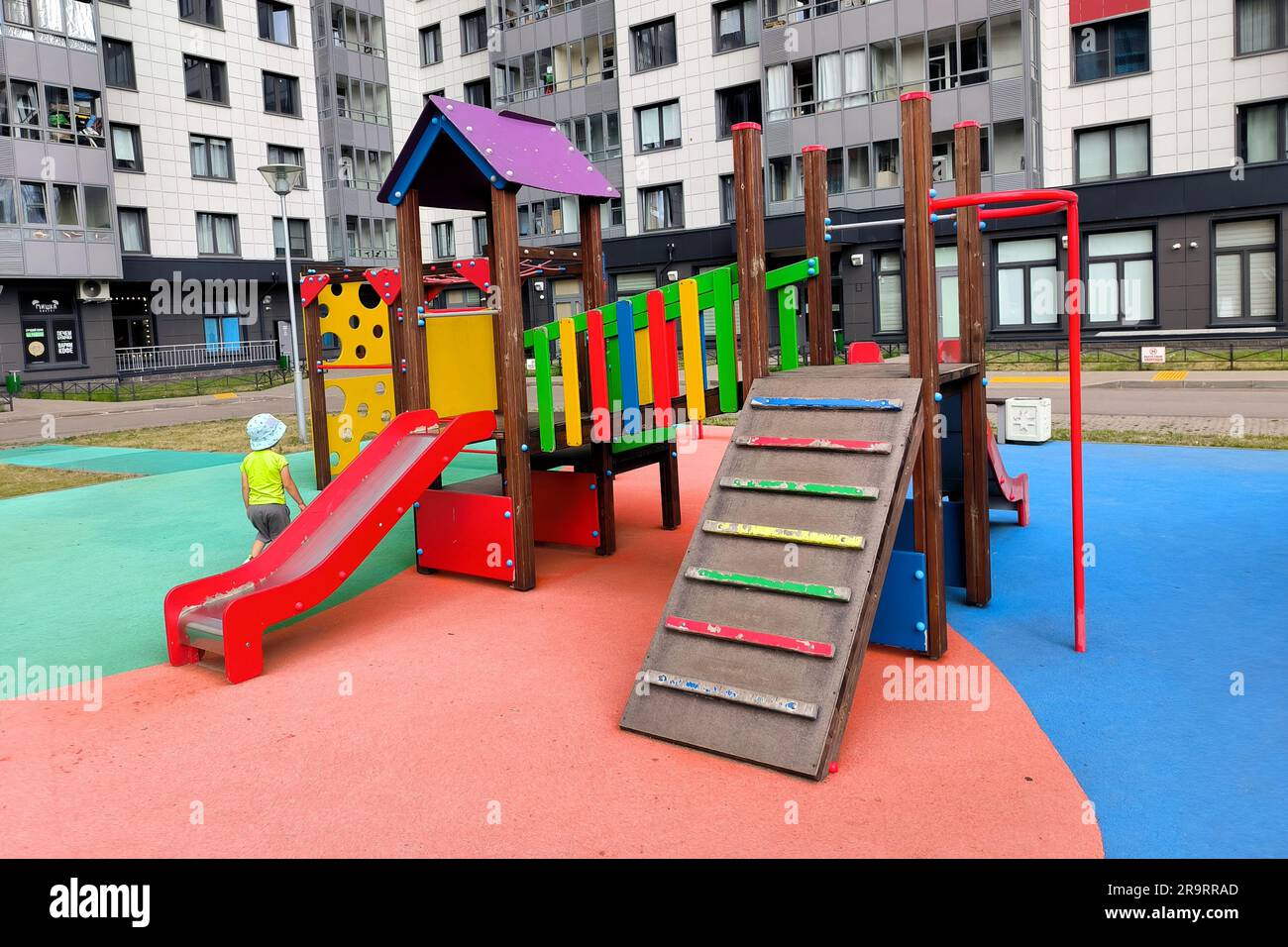 Russian Federation. Saint-Petersburg. Summer, June. Children's ...