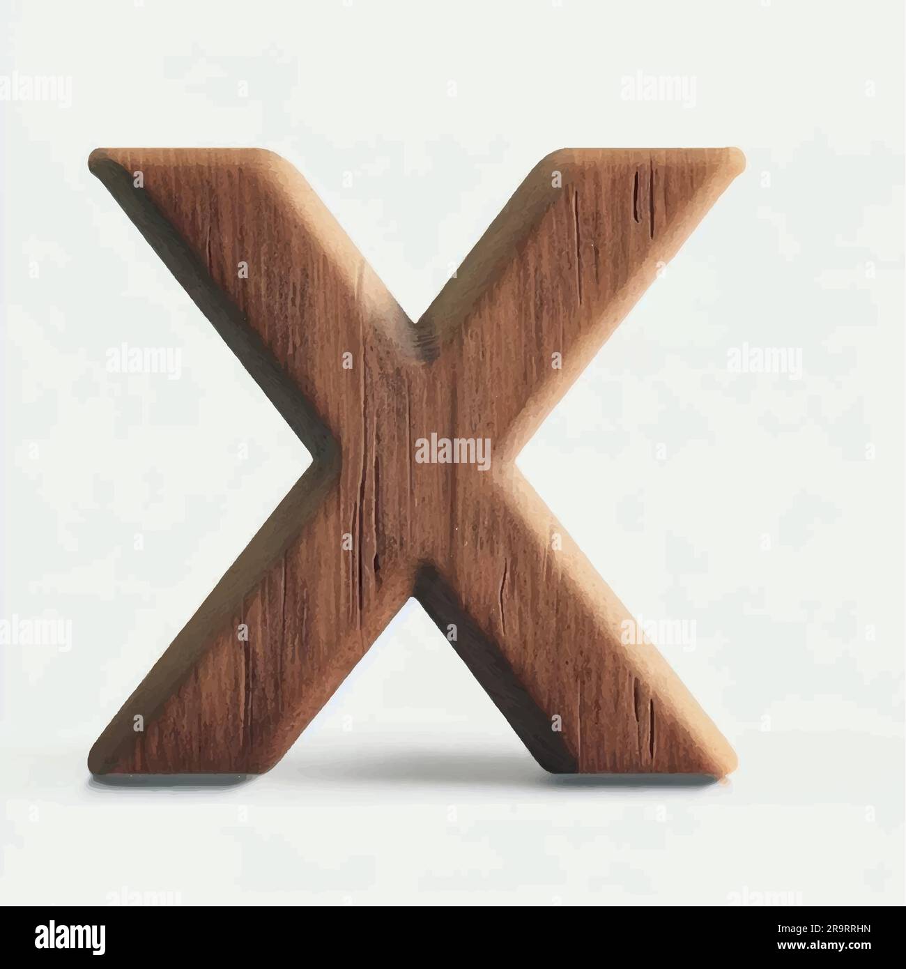 capital letter X in wood Stock Vector Image & Art - Alamy