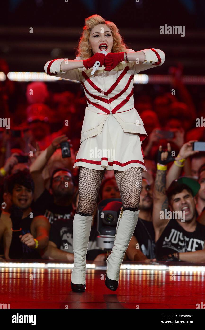 MIAMI, FL - NOVEMBER 20: Madonna at the final performance of her U.S ...