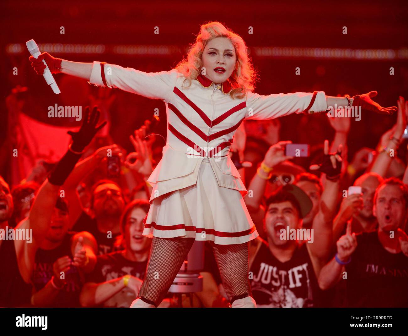 MIAMI, FL - NOVEMBER 20: Madonna at the final performance of her U.S ...