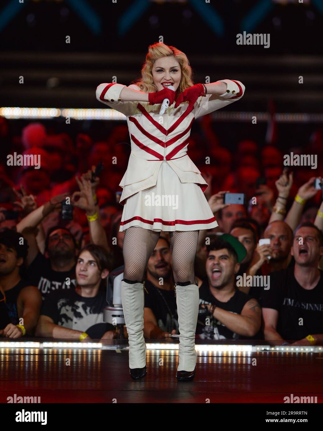 MIAMI, FL - NOVEMBER 20: Madonna at the final performance of her U.S ...