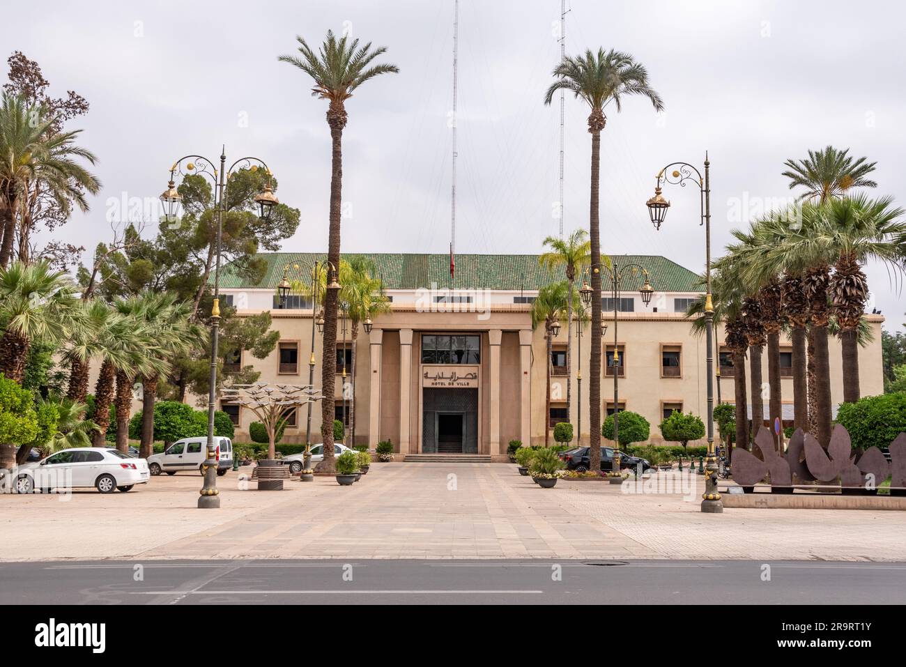 The city hall of Marrakech in Morocco Stock Photo - Alamy