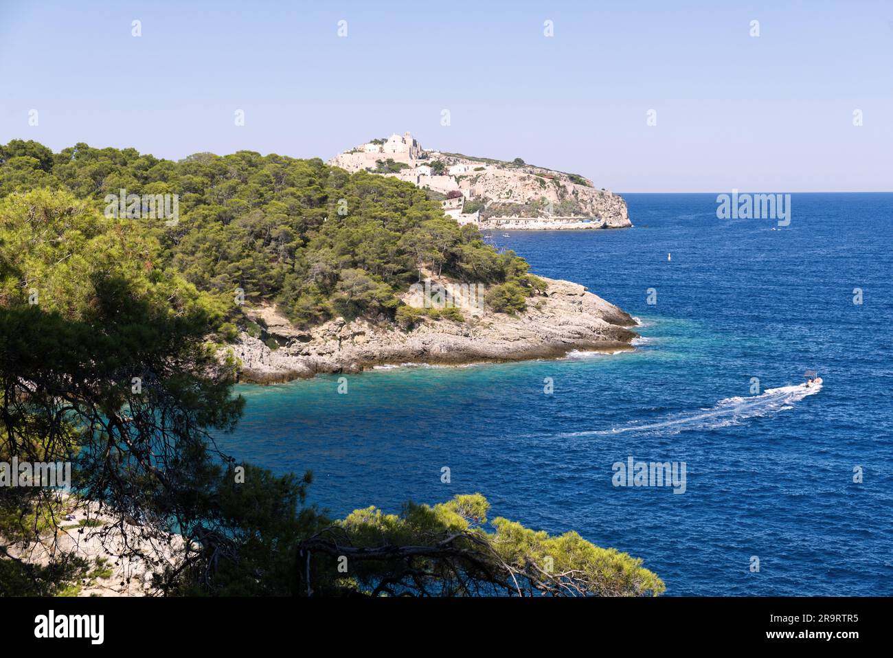 San Nicola island of the Tremiti Islands archipelago in summer, Puglia ...