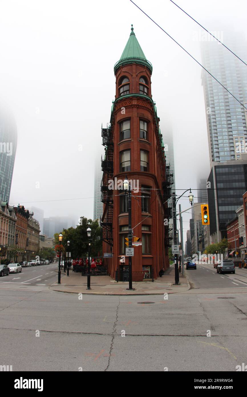 The Gooderham Building in downtown Toronto, Canada, is a iconic ...