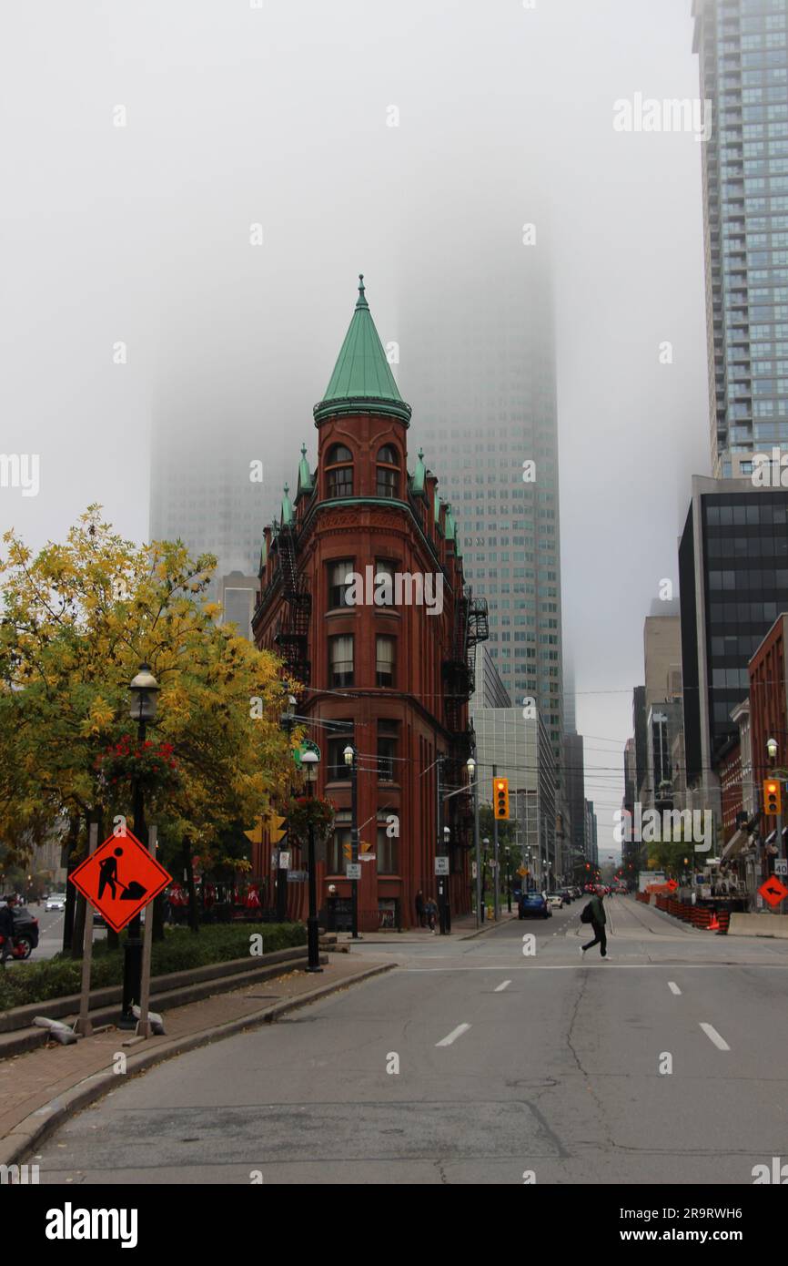 The Gooderham Building in downtown Toronto, Canada, is a iconic ...