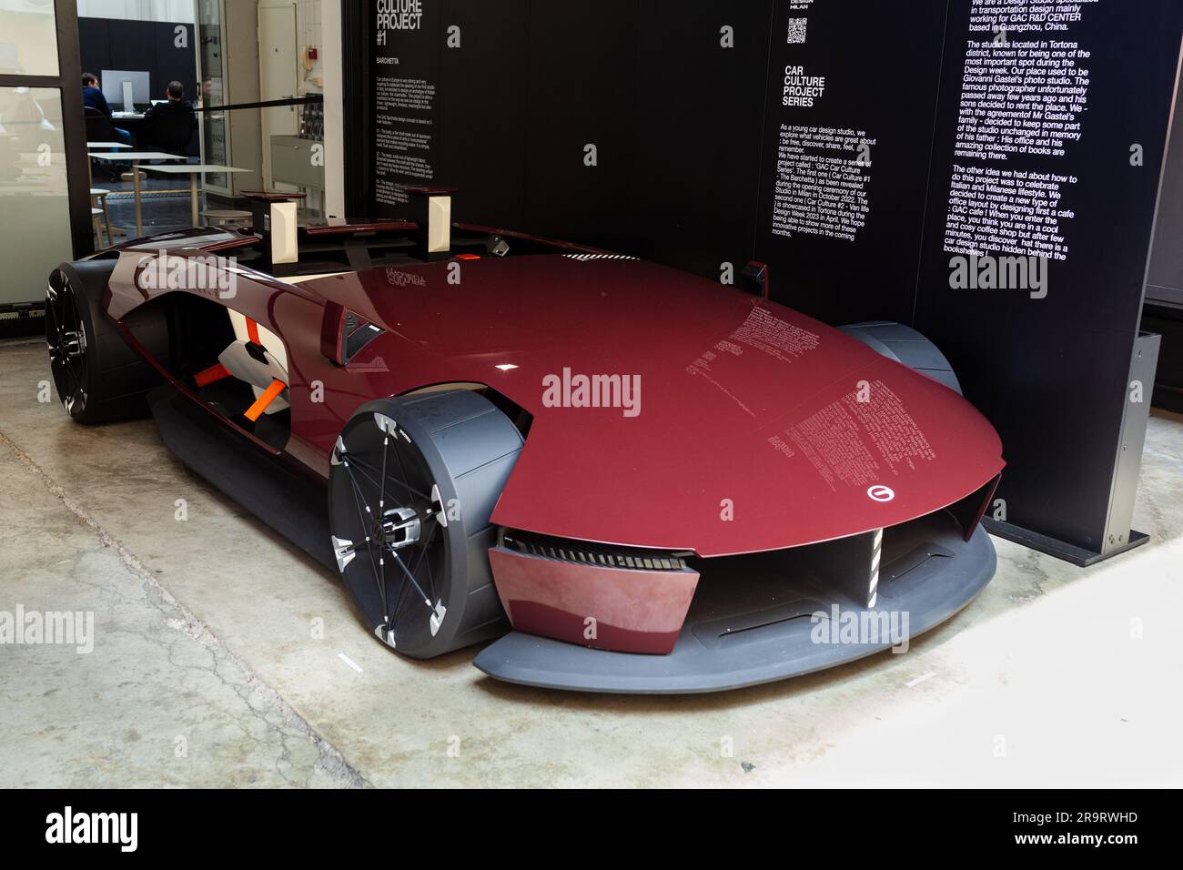 Milan, Italy - April 21, 2023: GAC unveiled the innovative and avant ...