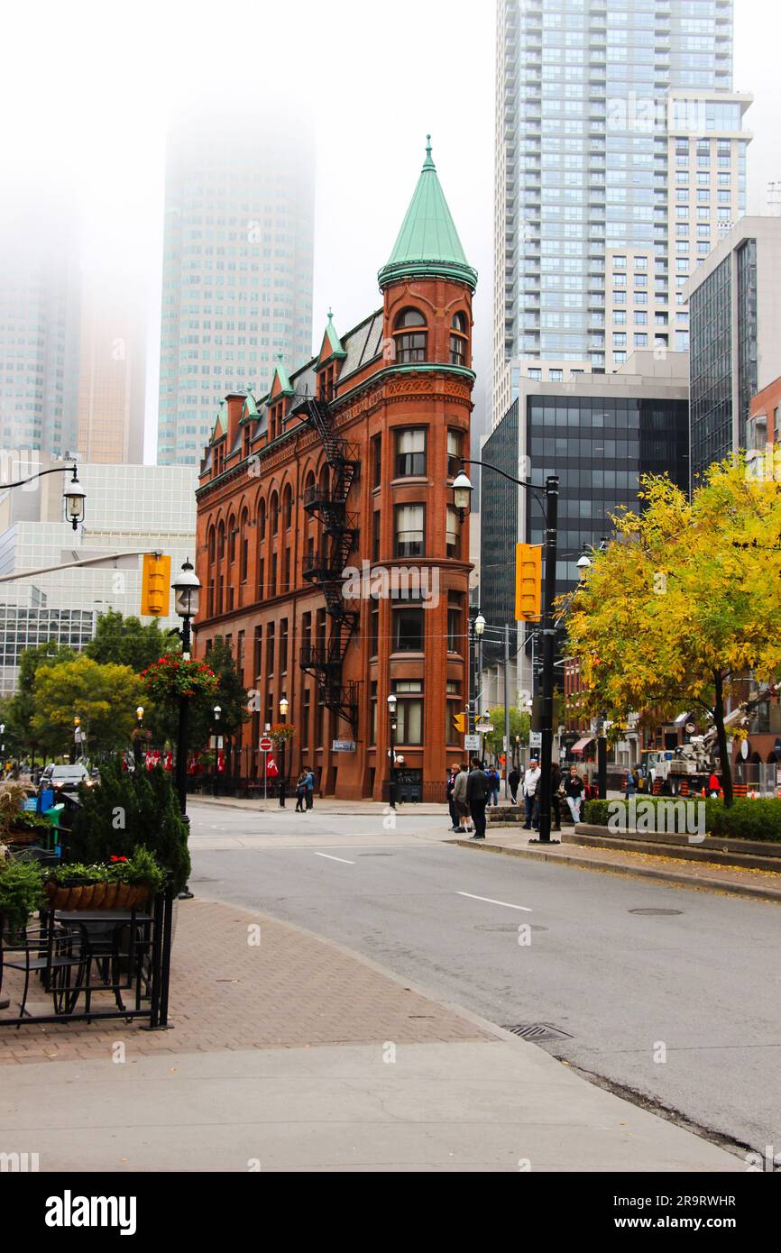 The Gooderham Building in downtown Toronto, Canada, is a iconic ...