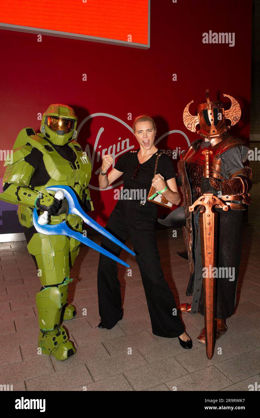 EDITORIAL USE ONLY Jodie Kidd attends the Virgin Media Gamepad launch ...