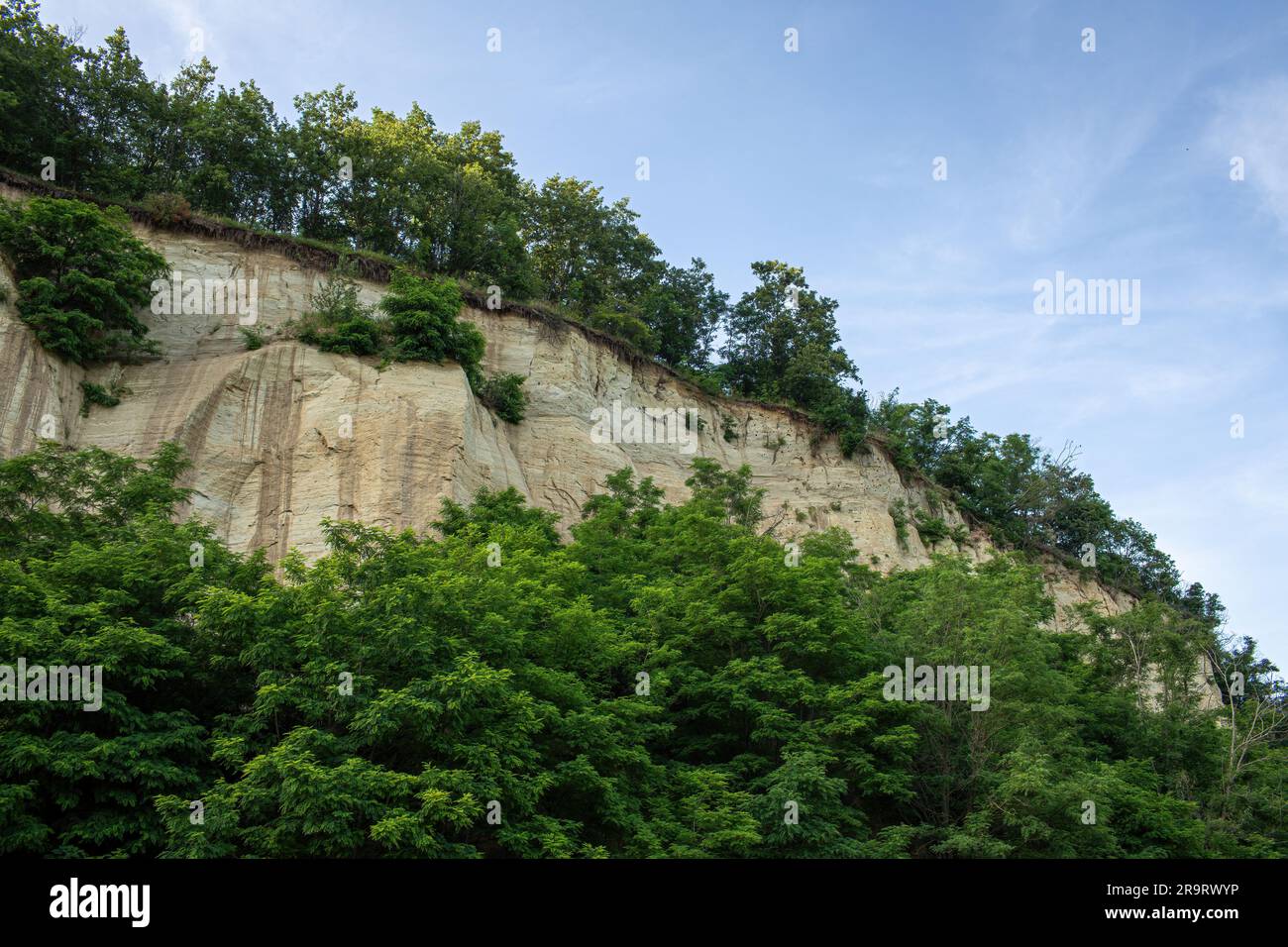 Wall made of sand, sand cliff. High quality photo. High quality photo ...