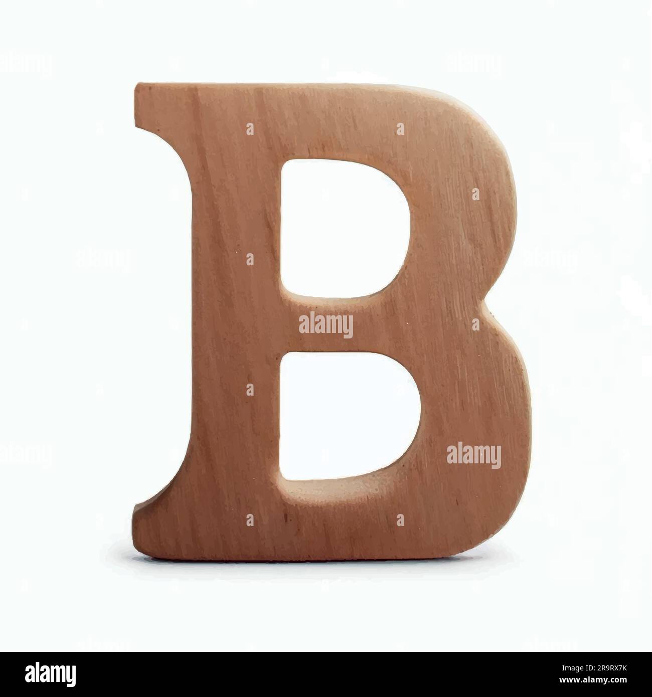 capital letter B in wood Stock Vector Image & Art - Alamy