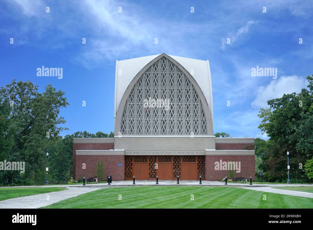 Interfaith chapel on the campus of the University of Rochester Stock ...