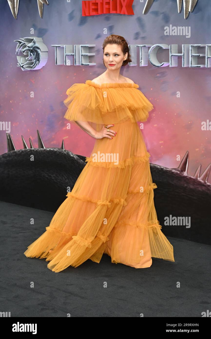 London, UK. 28th June, 2023. Myanna Buring at The Witcher Season 3 UK ...