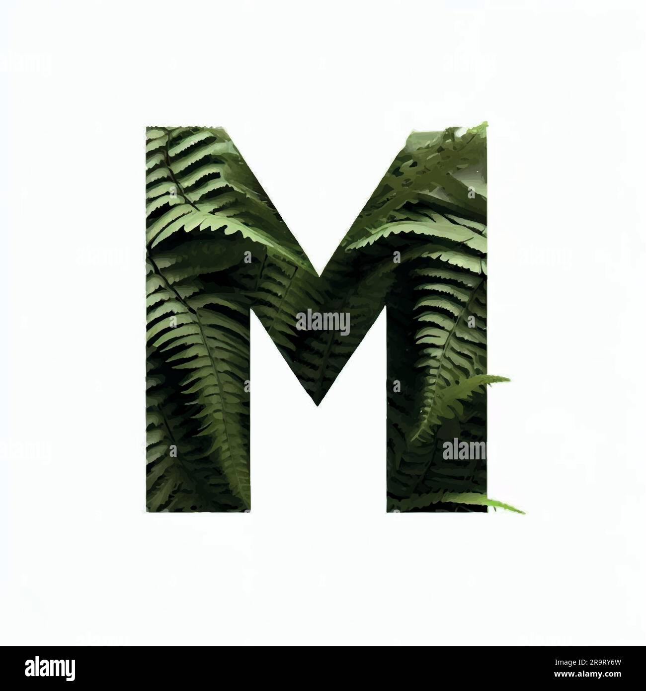 Letter m leaves hi-res stock photography and images - Alamy