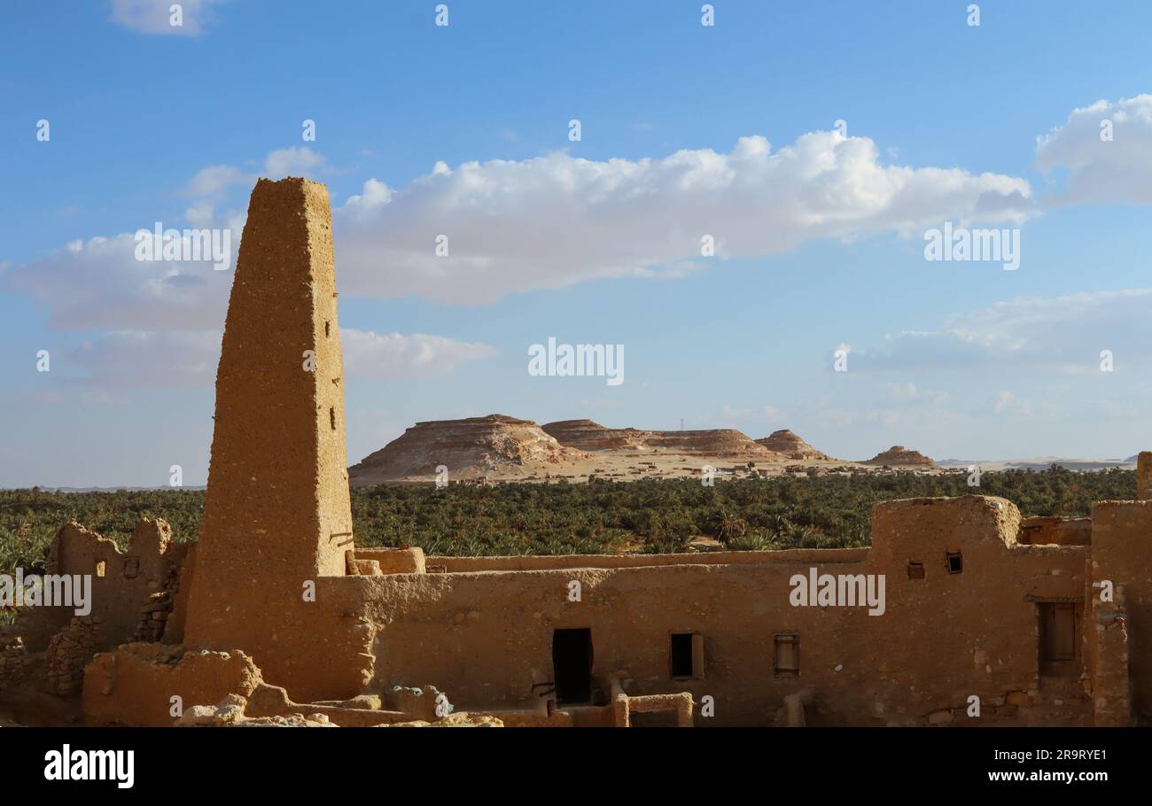 A beautiful landscape in siwa oasis of Egypt Stock Photo - Alamy