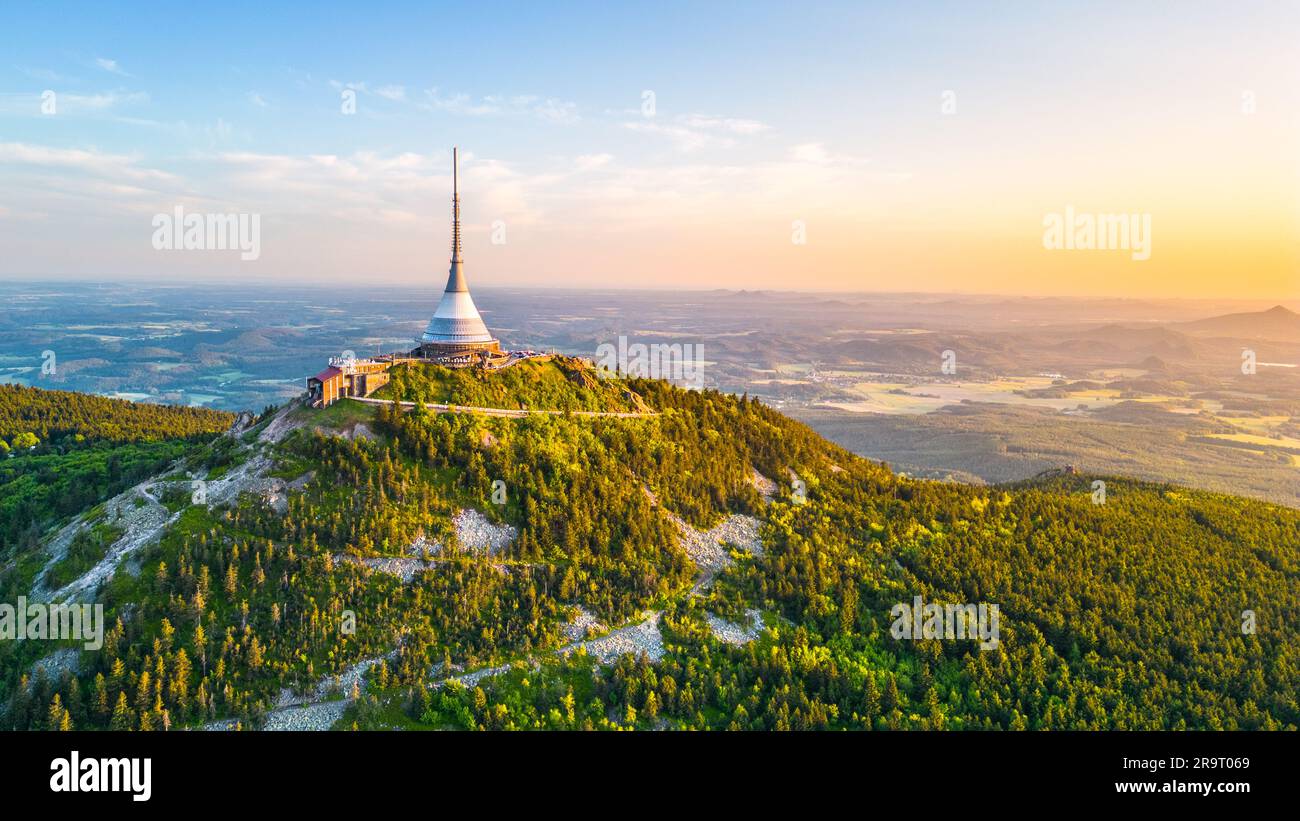 Jested mountain unique building hi-res stock photography and images - Alamy