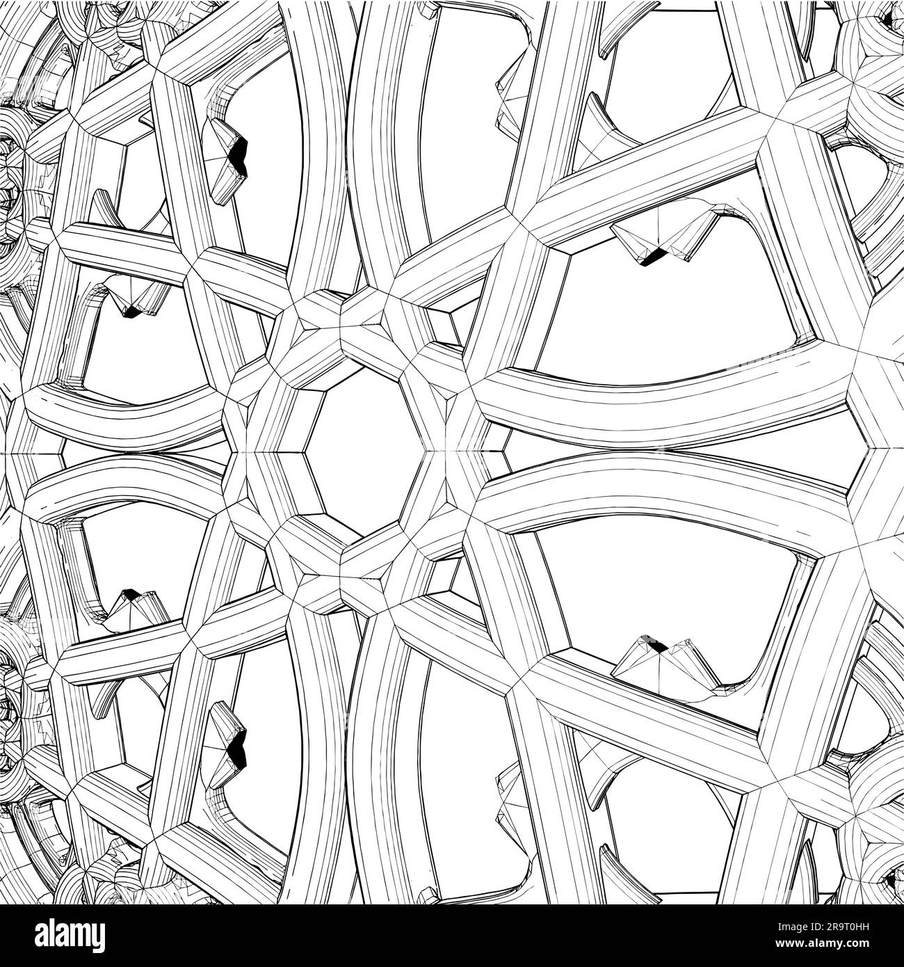 Gothic Vintage Ornament Vector. Illustration Isolated On White ...
