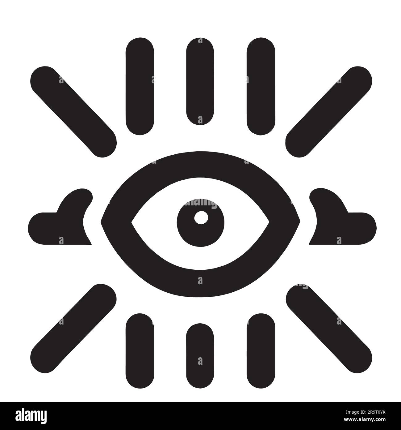 Black screen visible Stock Vector Images - Alamy