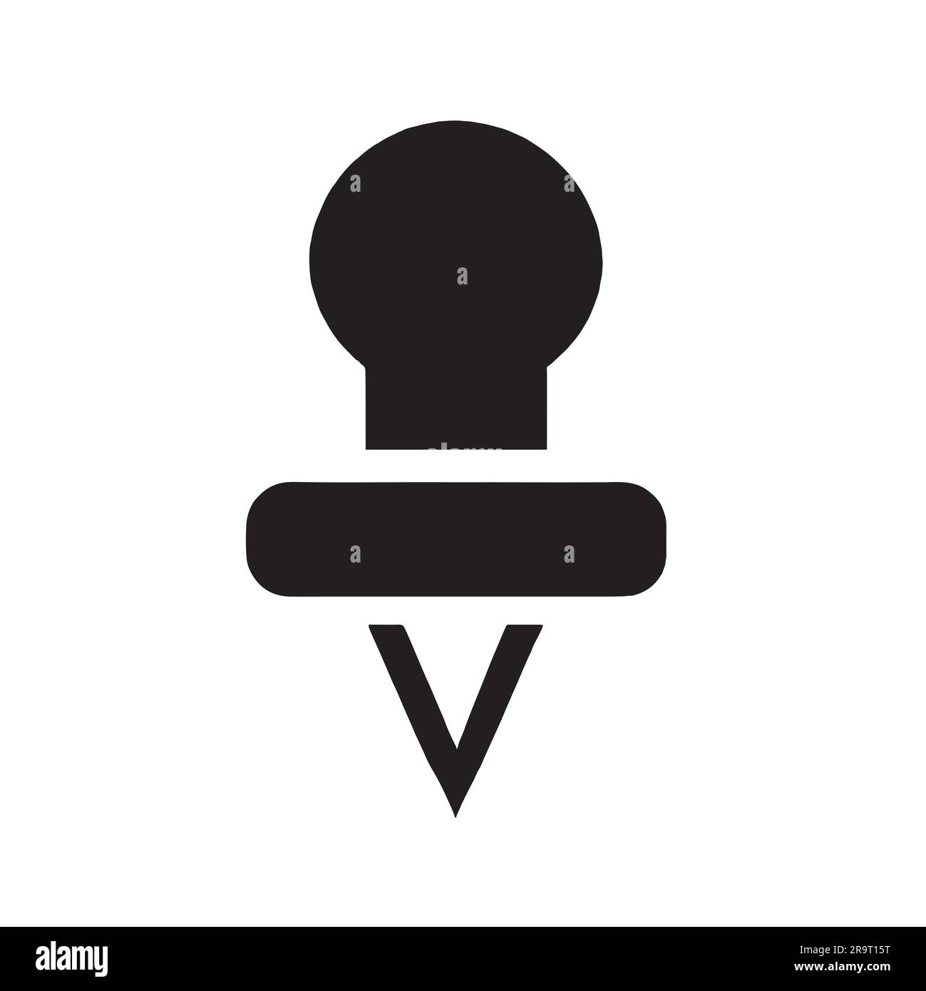 Drawing pin background Stock Vector Images - Alamy