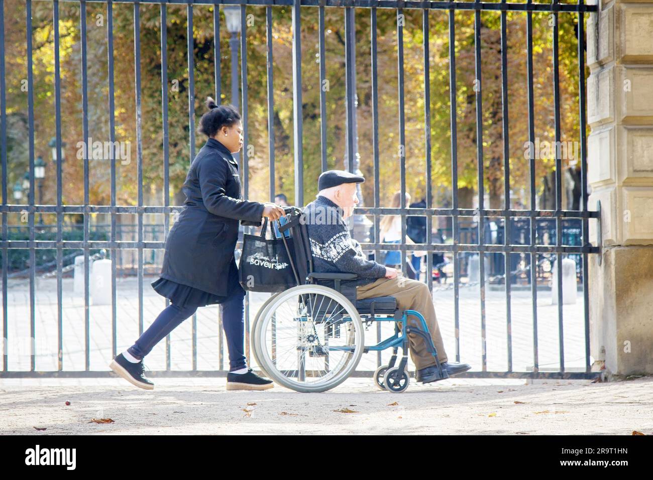 Wheelchair paris disability hi-res stock photography and images - Alamy