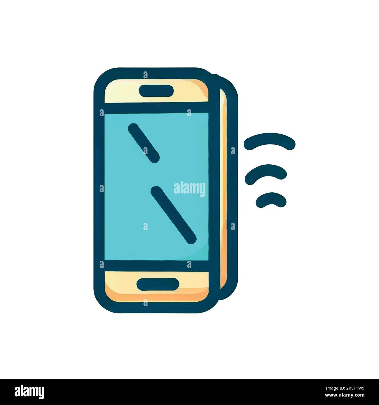 Smart phone apps isolated Stock Vector Images - Alamy