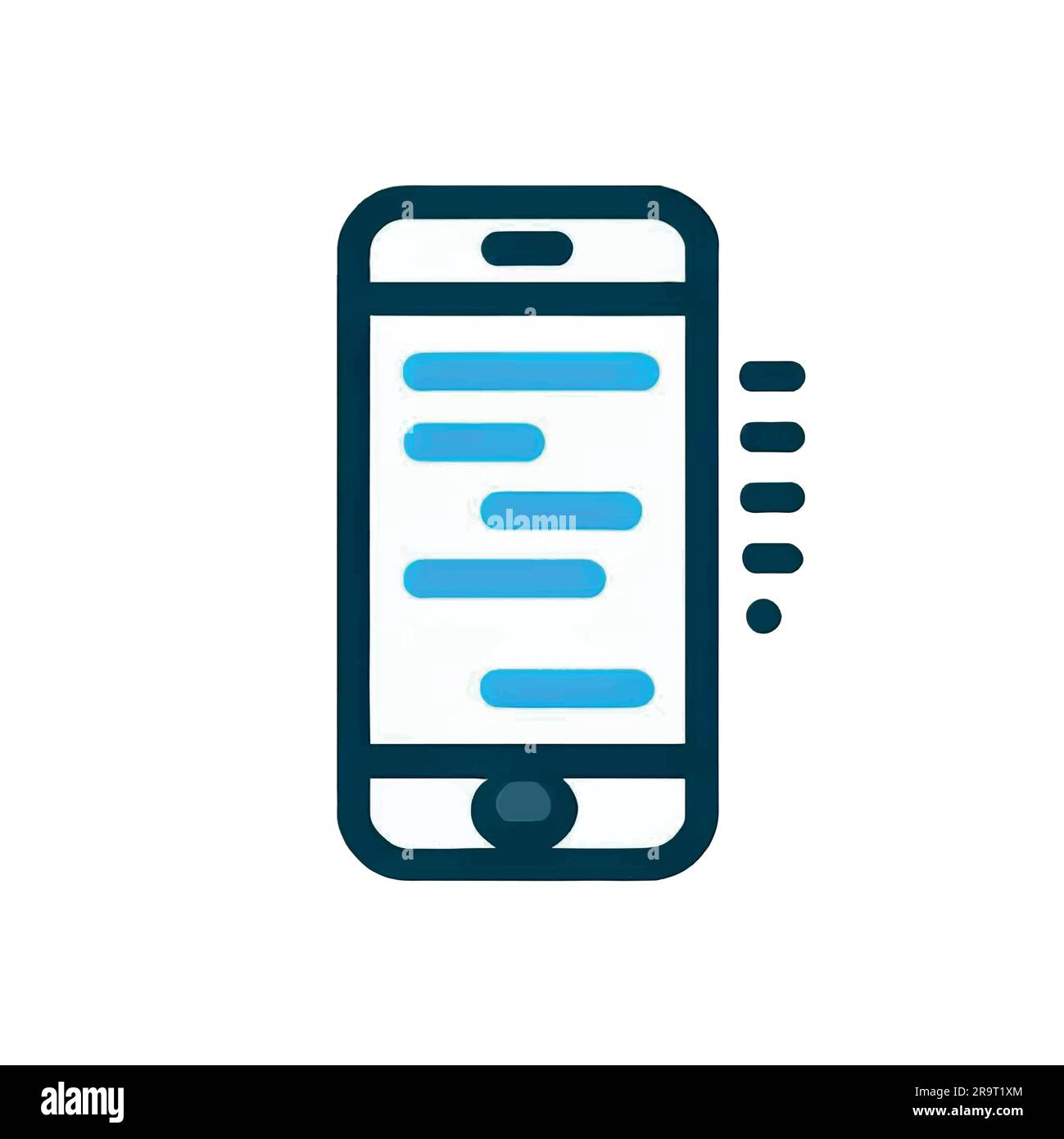 Smart phone apps isolated Stock Vector Images - Alamy