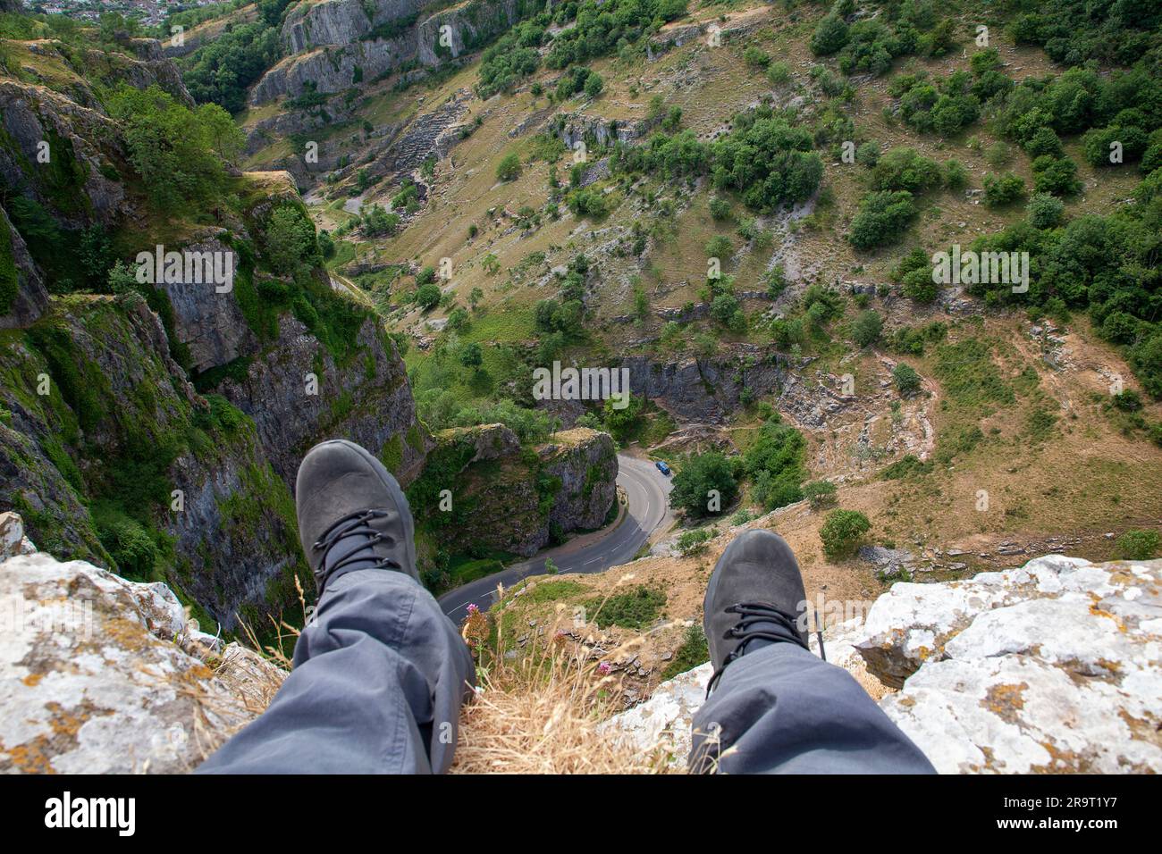 Cheddar Gorge, in Somerset England Stock Photo - Alamy