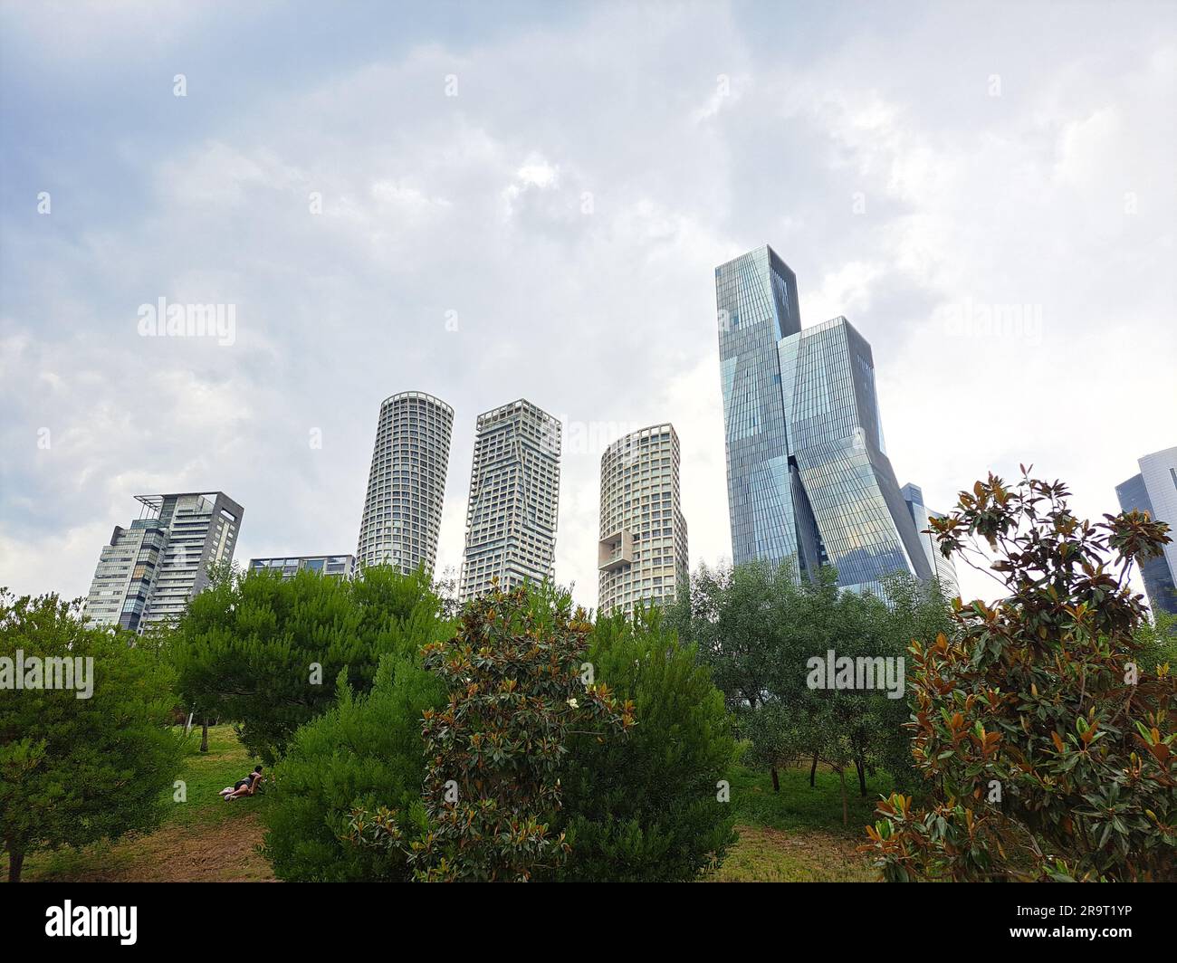 Mexico City, Mexico - May 14 2023: La Mexicana park is located in the ...