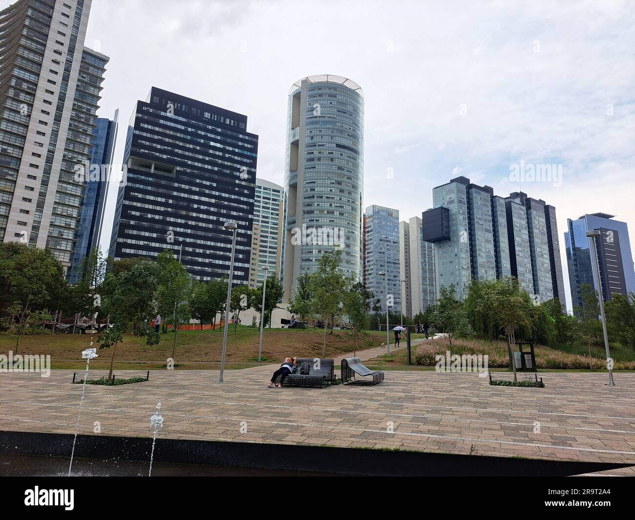 Mexico City, Mexico - May 14 2023: La Mexicana park is located in the ...