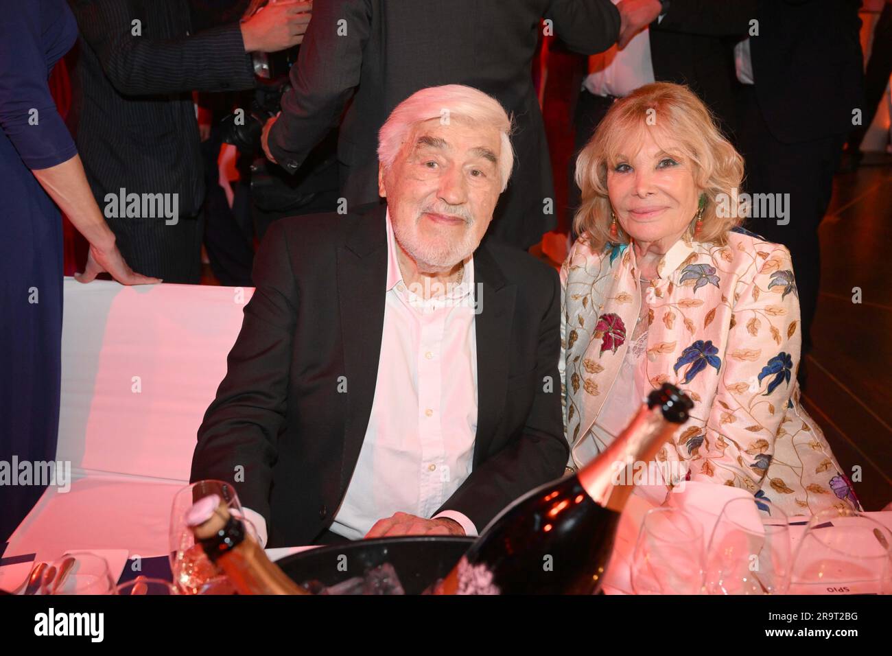 Munich, Germany. 28th June, 2023. Actor Mario Adorf and his wife ...