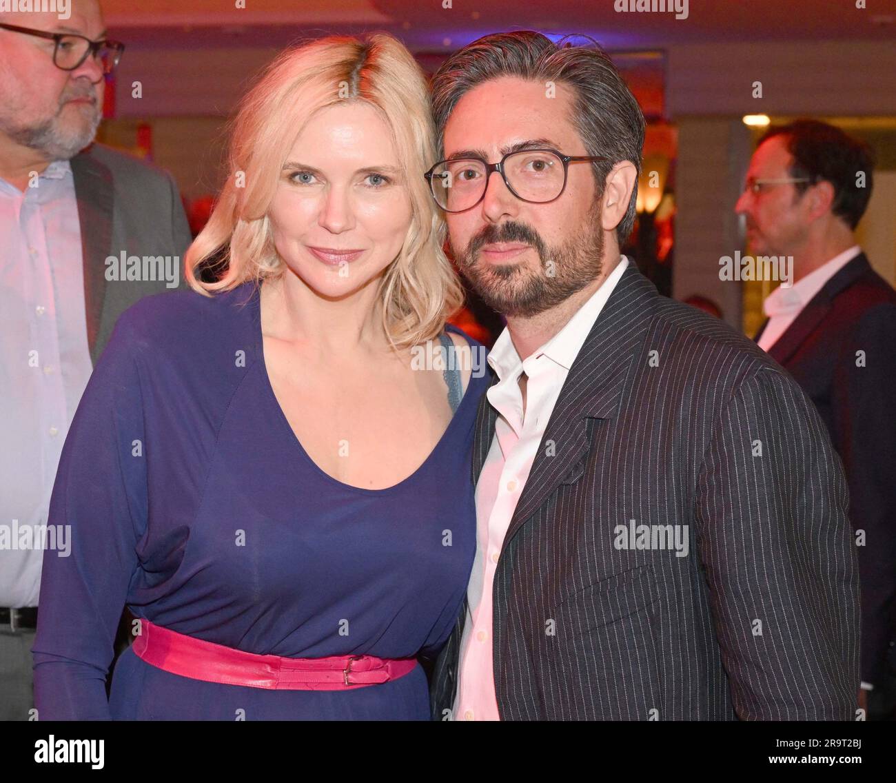 Munich, Germany. 28th June, 2023. Actress Veronica Ferres and director ...