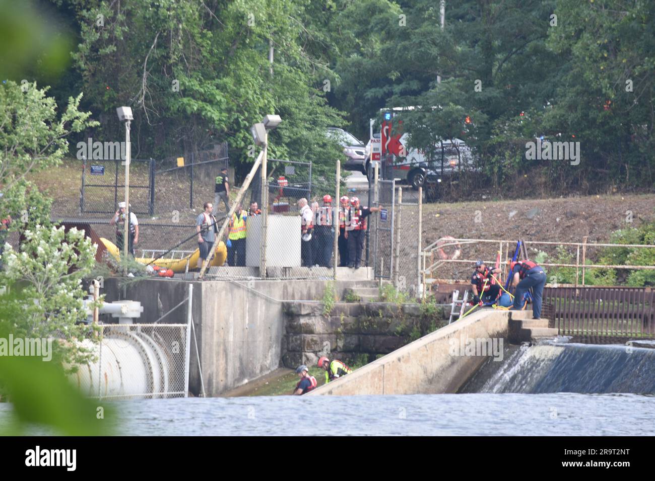 Clifton, United States. 28th June, 2023. First responders were lifted ...