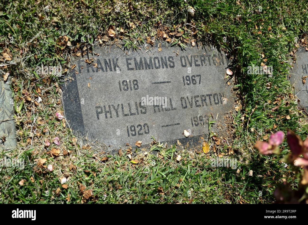 Los Angeles, California, USA 24th June 2023 Actor Frank Overton Grave ...