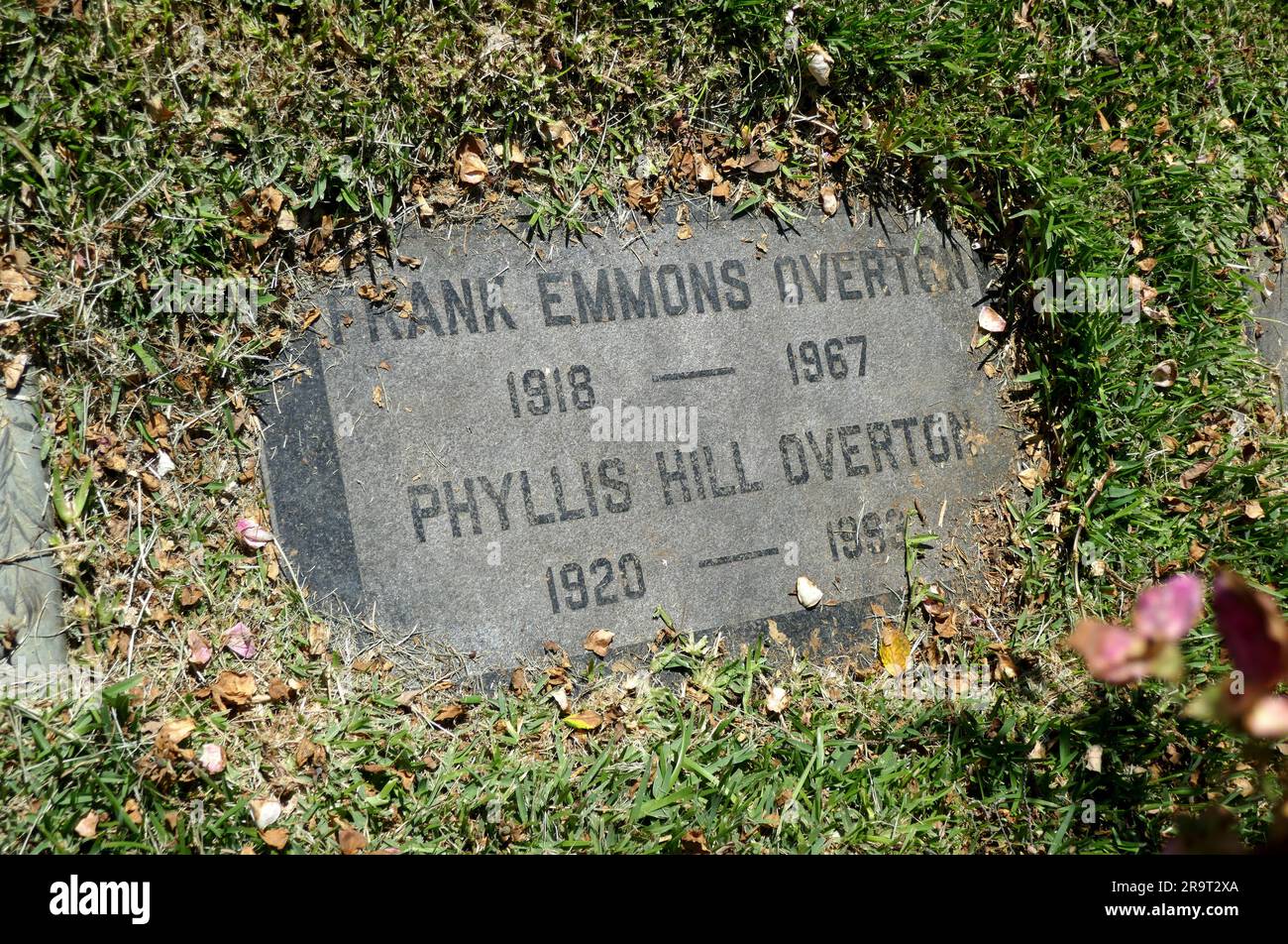 Los Angeles, California, USA 24th June 2023 Actor Frank Overton Grave ...