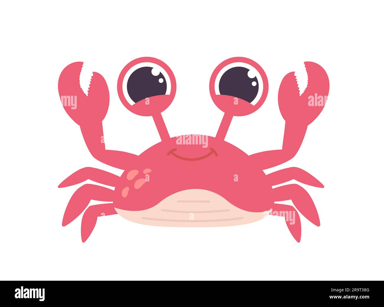 Summer crab vector concept Stock Vector Image & Art - Alamy