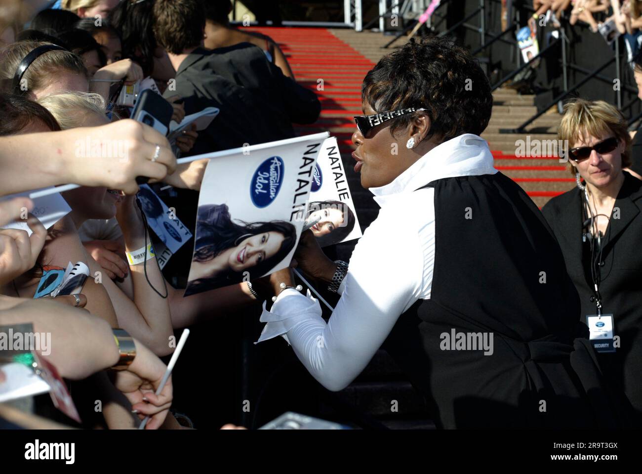 Marcia Hines The Australian Idol 2007 Grand Final held at Sydney Opera ...