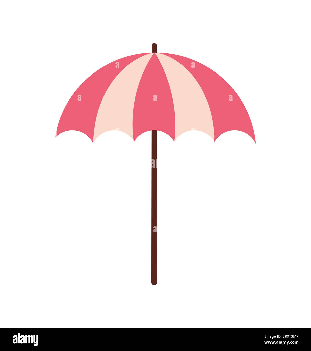 Summer umbrella vector concept Stock Vector Image & Art - Alamy