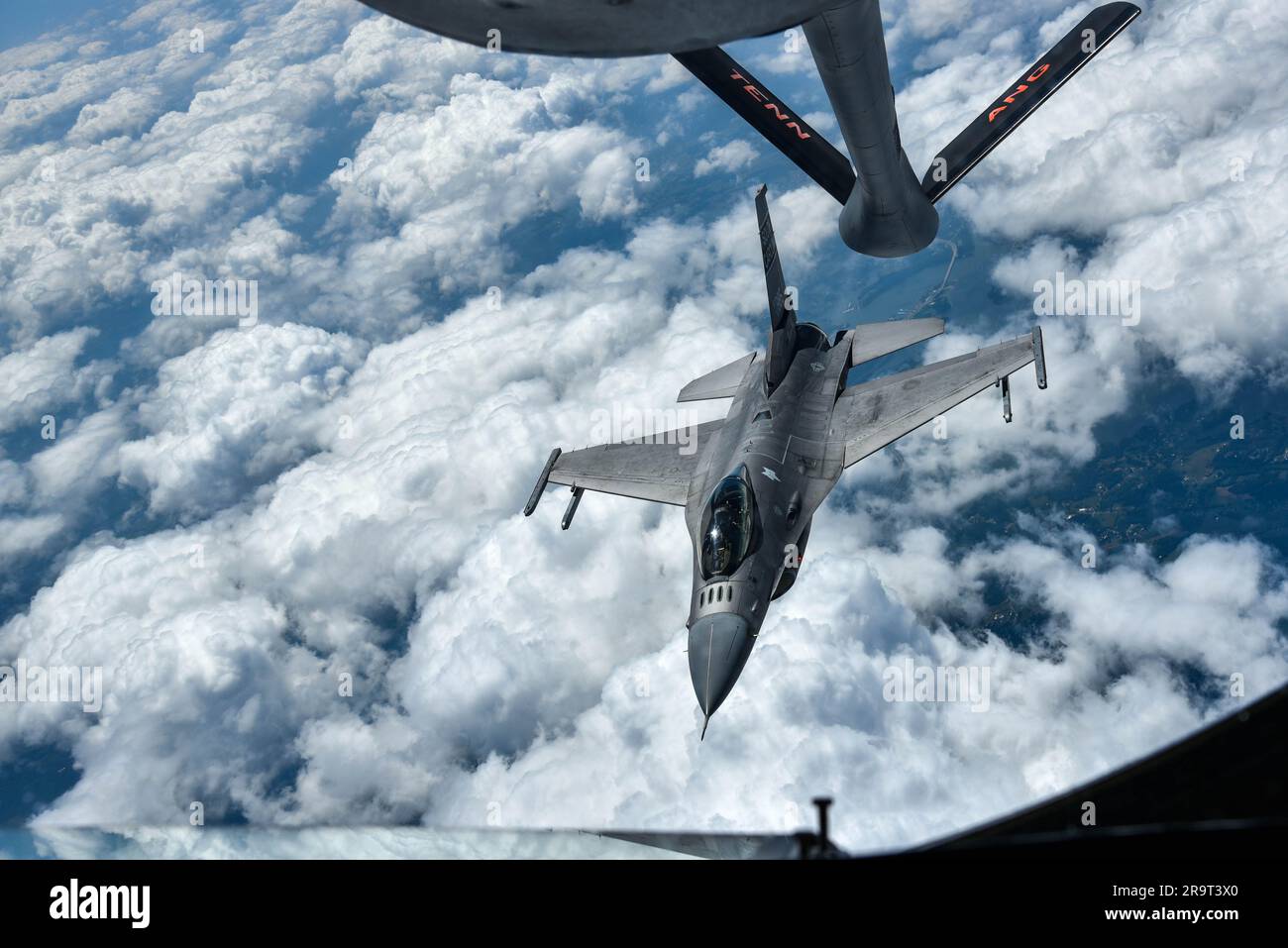 An F-16 from the 169th Fighter Wing in South Carolina departs after ...