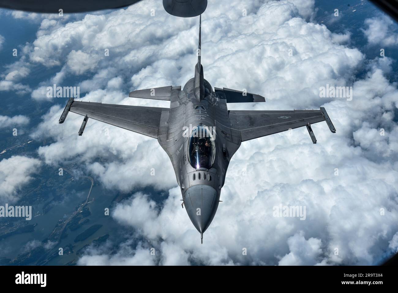 The pilot of an F-16 from the 169th Fighter Wing in South Carolina ...