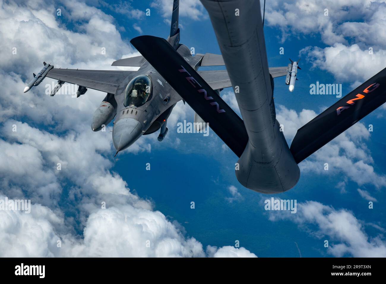 An F-16 from the 169th Fighter Wing in South Carolina departs after ...
