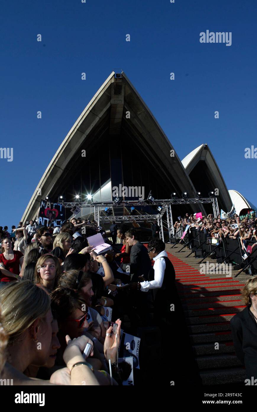 The Australian Idol 2007 Grand Final held at Sydney Opera House, where ...