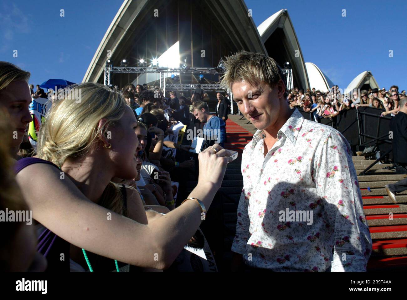 Brett Lee The Australian Idol 2007 Grand Final held at Sydney Opera ...