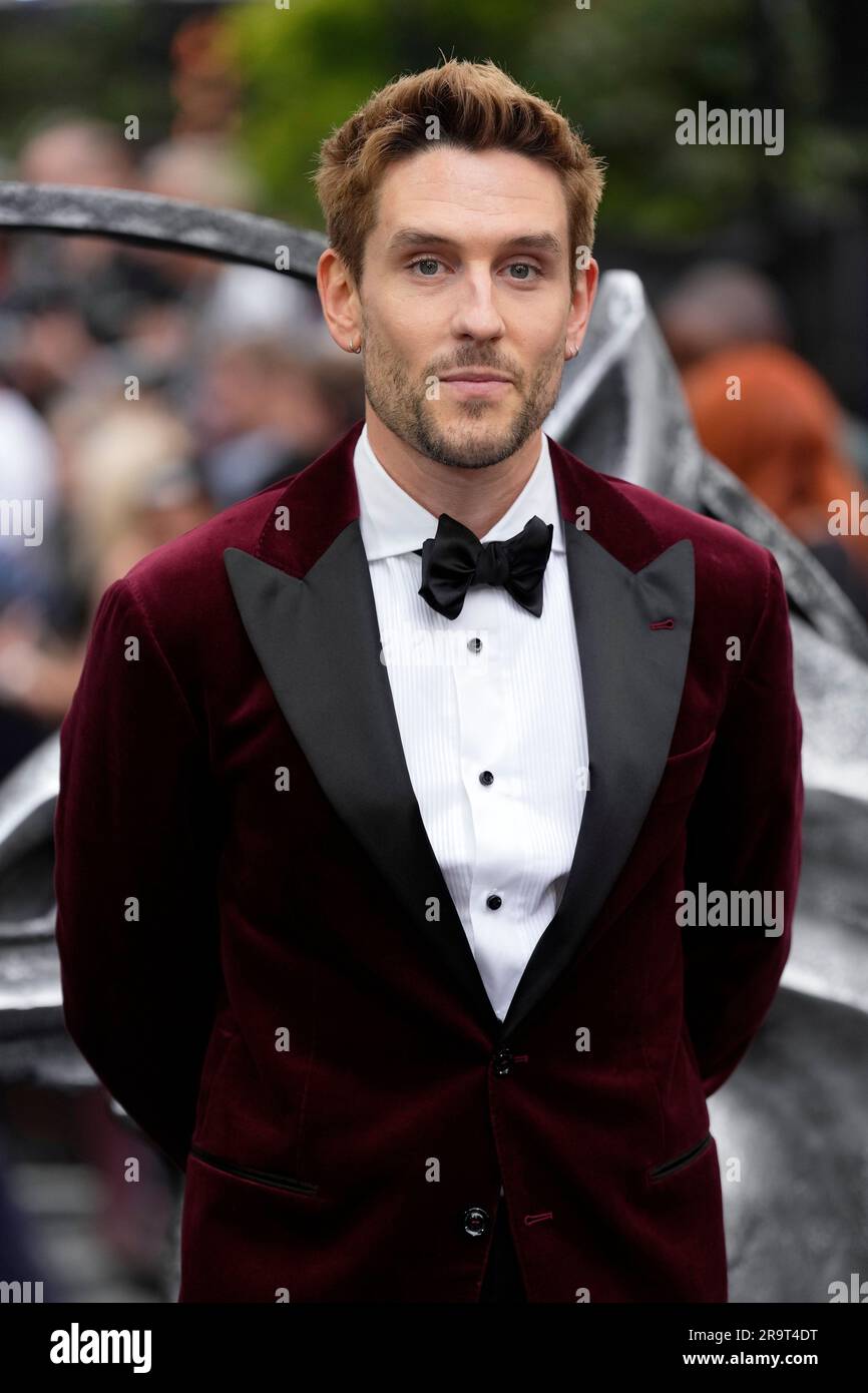 Bart Edwards poses for photographers upon arrival at the World premiere ...