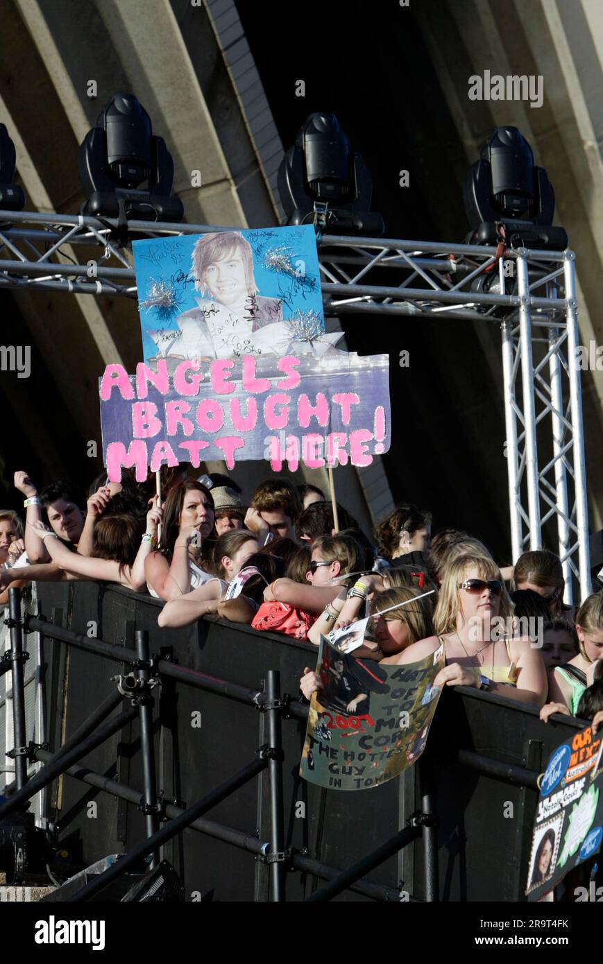 The Australian Idol 2007 Grand Final held at Sydney Opera House, where ...