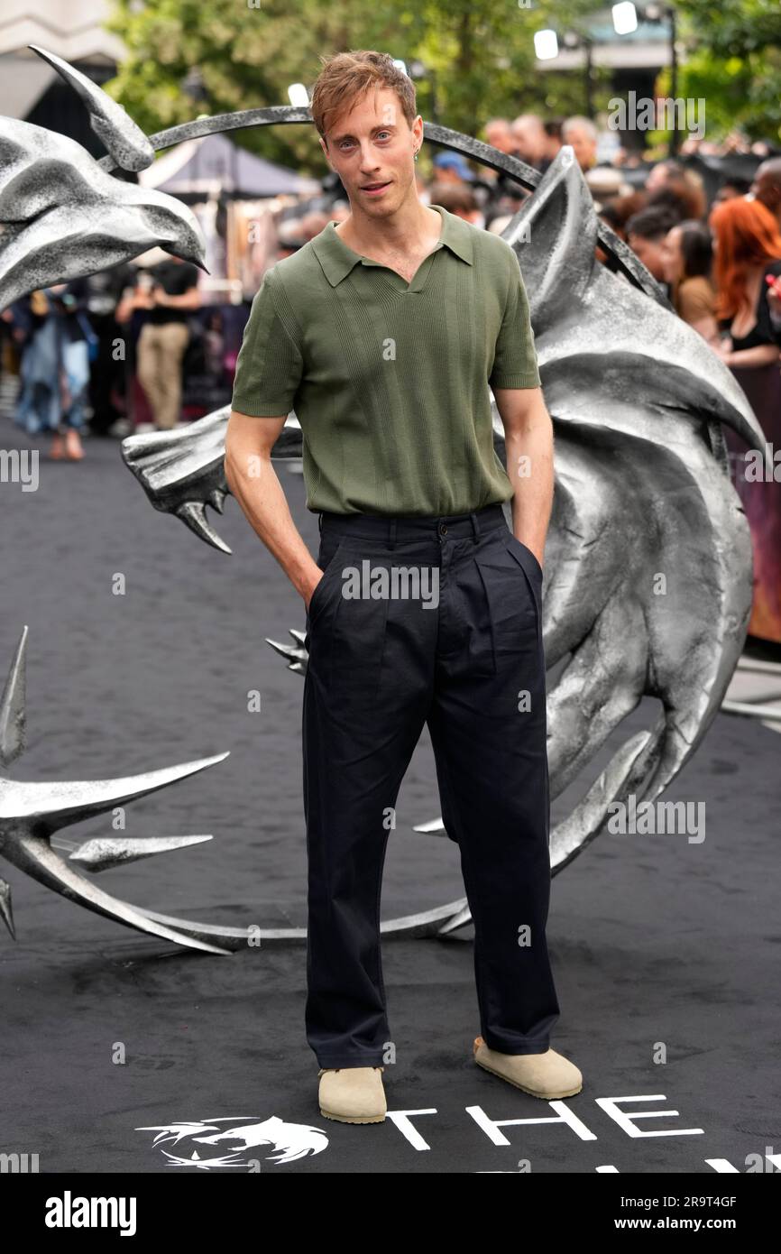 Sam Woolf poses for photographers upon arrival at the World premiere ...