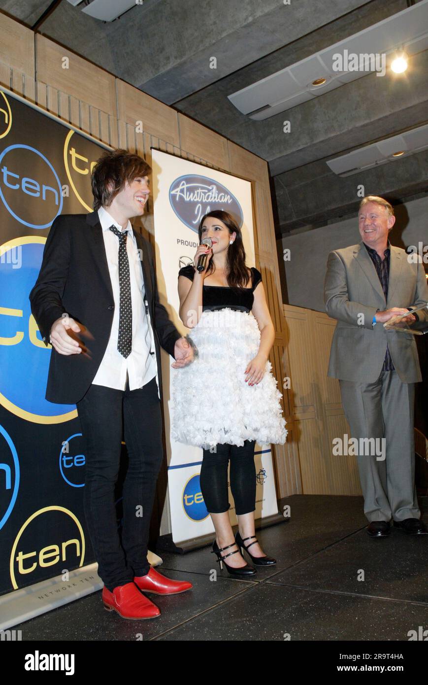 The Australian Idol 2007 Grand Final held at Sydney Opera House, where ...